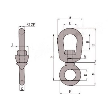 chain swivel g-401|g401|chain swivel|rigging hardware
